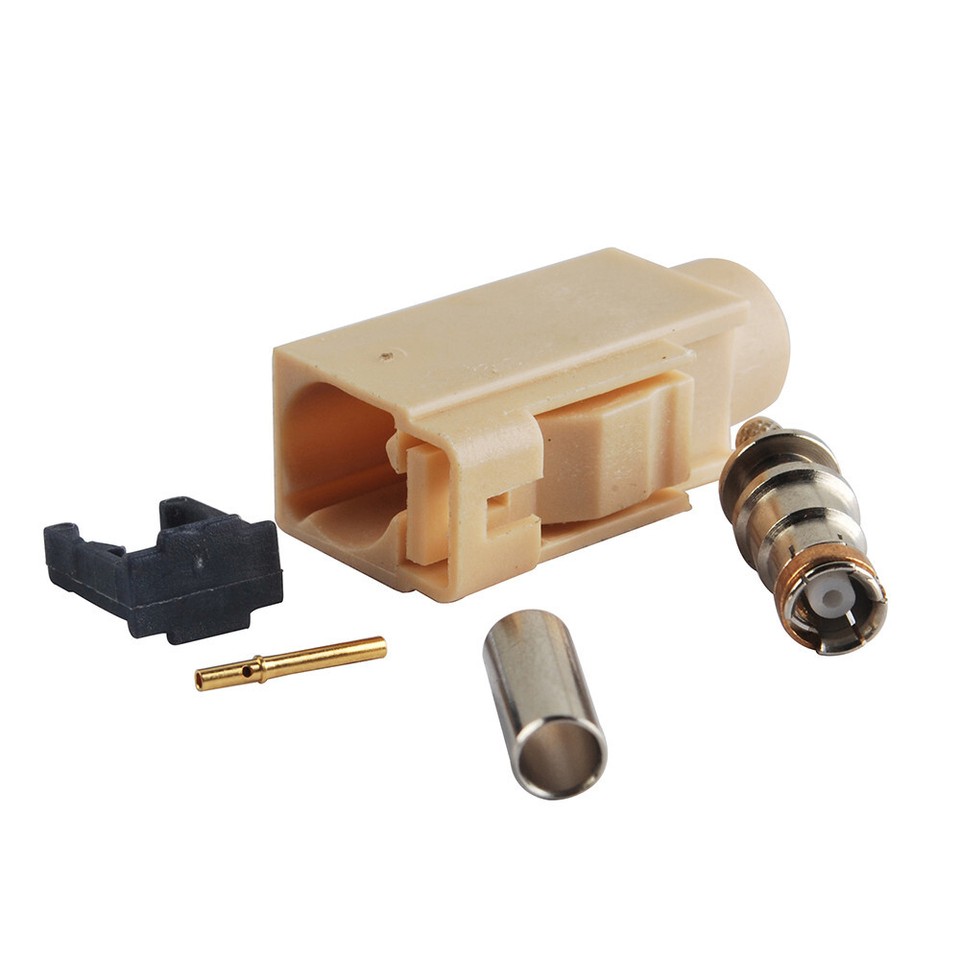 11x Fakra Series SMB Jack Female A/B/C/D/E/G/K/Z connector For RG58 ...