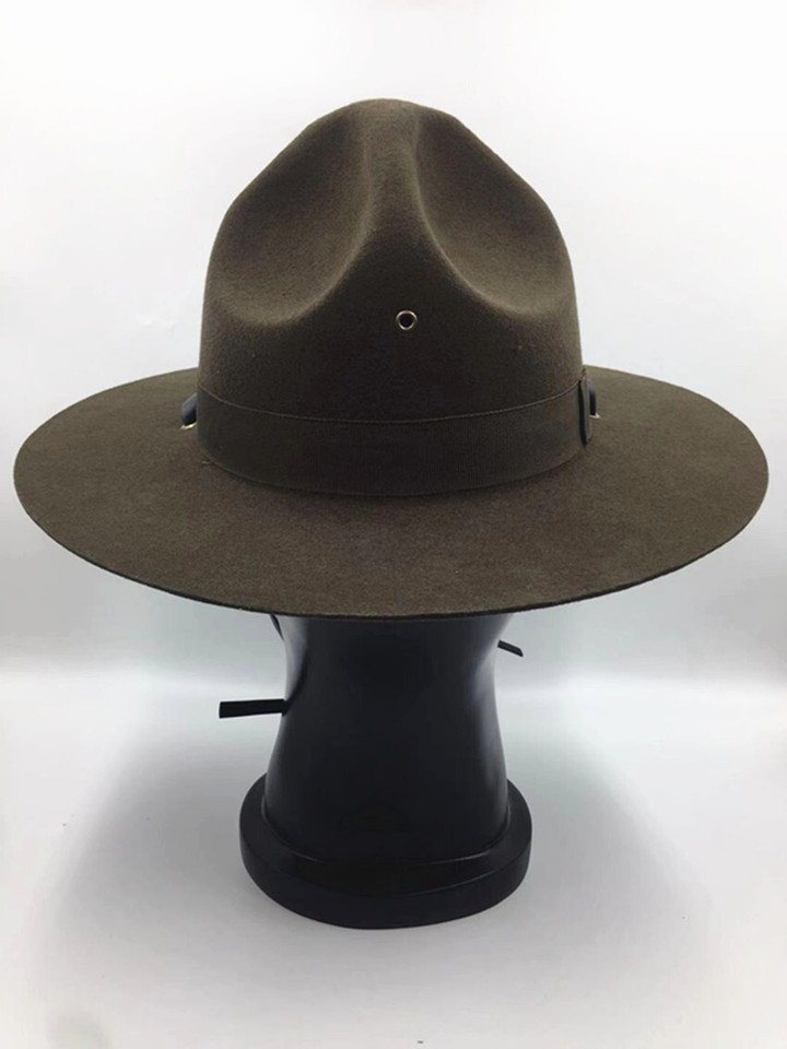 American USMC Hat Wool With Badge Outdoor Accessories Navy Marine Corps ...