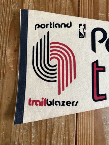 Vintage Portland Trailblazers 29" Pennant Banner Flag NBA Basketball ...
