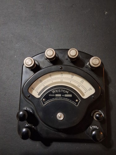 VINTAGE WESTON INSTRUMENTS Corp. GAUGE MODEL 280 VOLTAMMETER | eBay