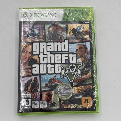 Grand Theft Auto V 5 Five (Microsoft Xbox 360, 2004) Brand New Sealed ...