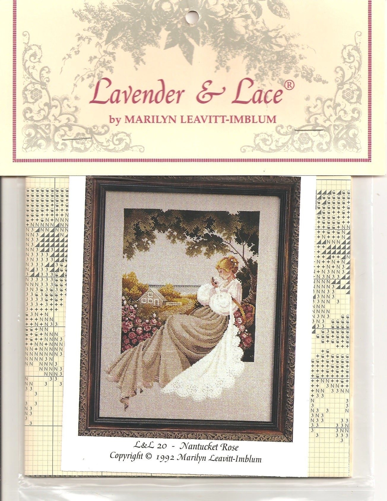 Nantucket Rose by Lavender & Lace cross stitch pattern | eBay