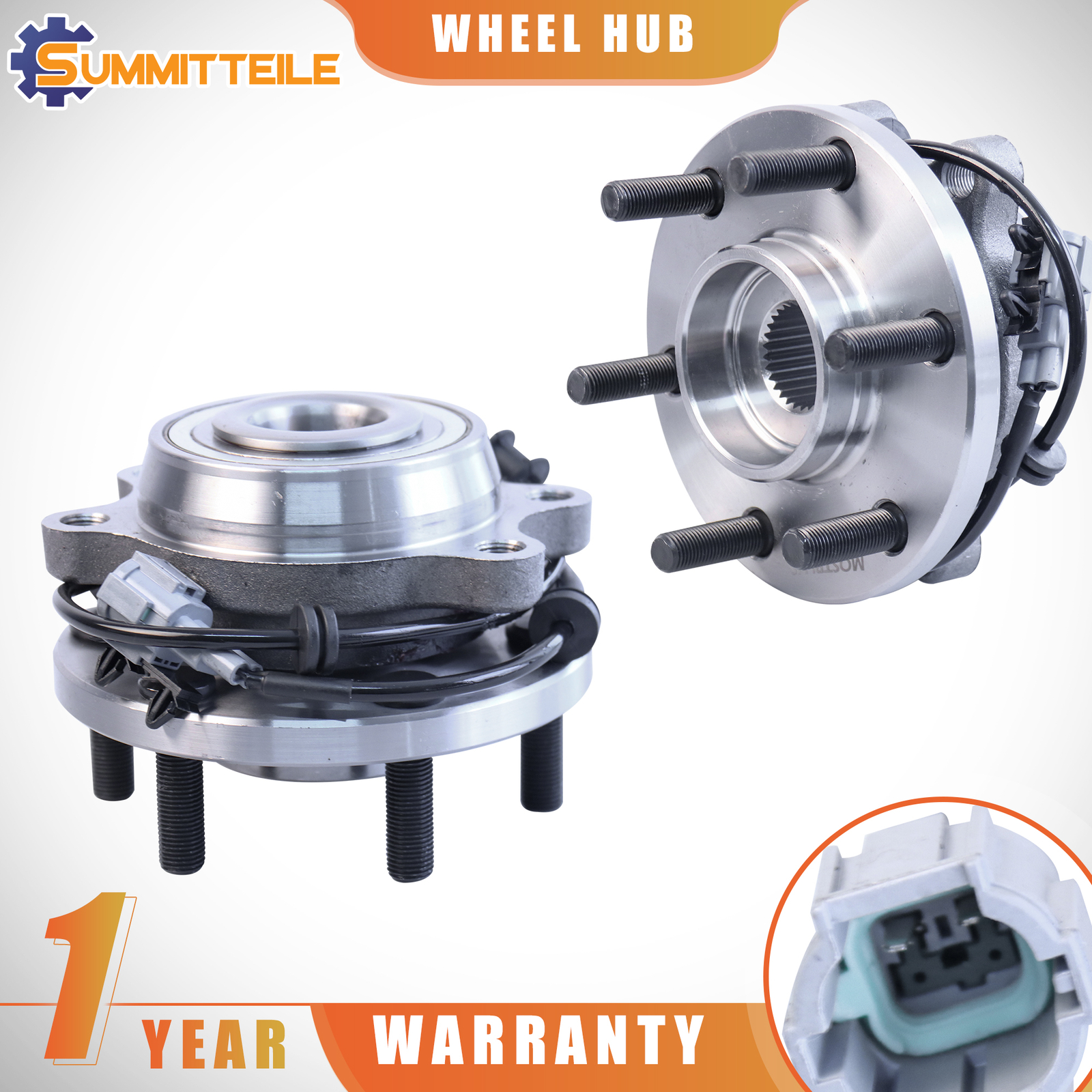 Front Left & Right Wheel Hub Bearing Assy For Nissan Xterra Frontier ...