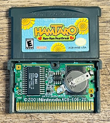 Hamtaro Ham Ham Heartbreak - Authentic Nintendo Game Boy Advance GBA ...