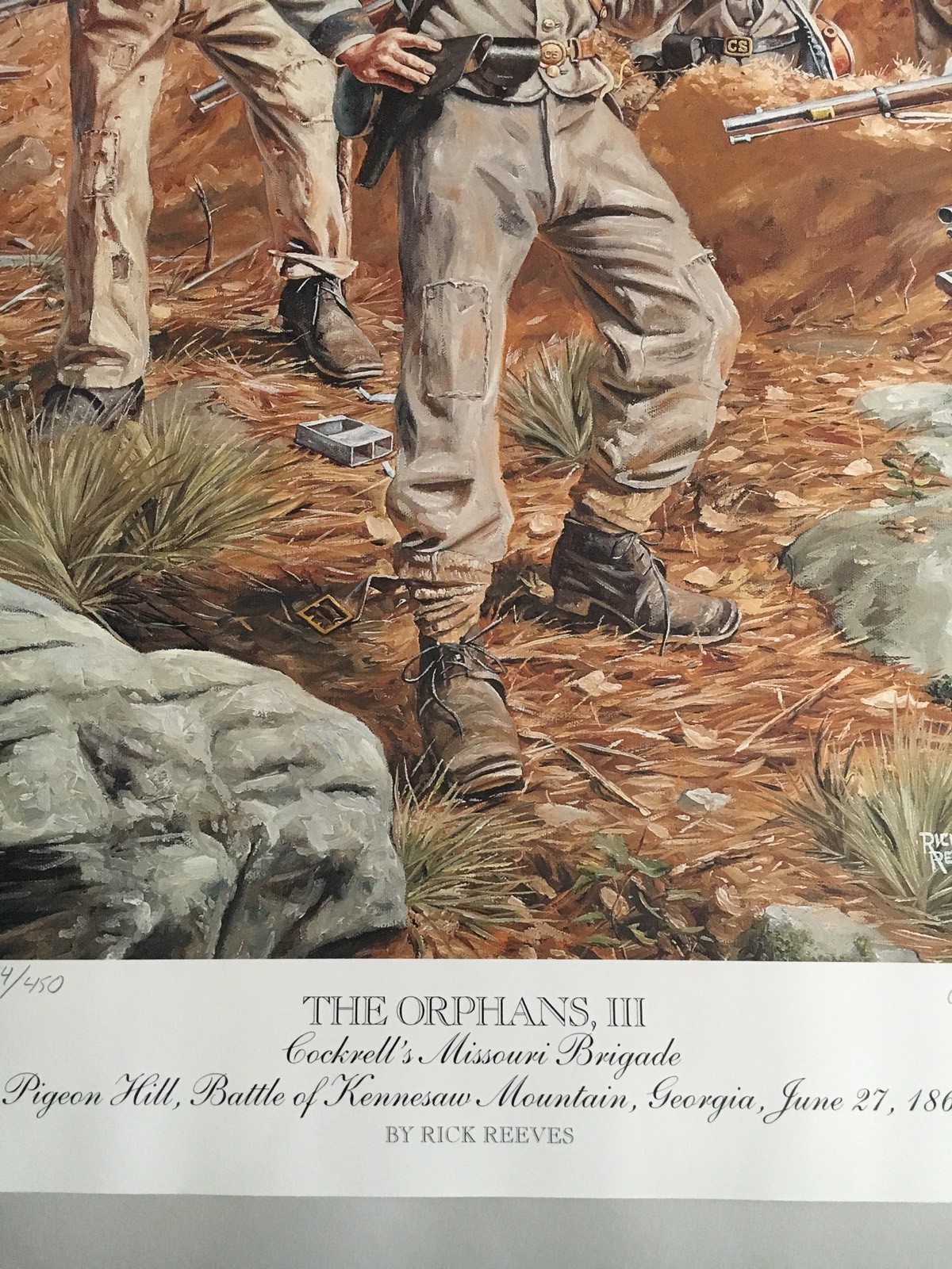 Rick Reeves - The Orphans III, Collectible Civil War Print, #134 | eBay