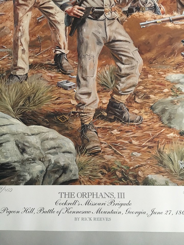 Rick Reeves - The Orphans III, Collectible Civil War Print, #134 | eBay