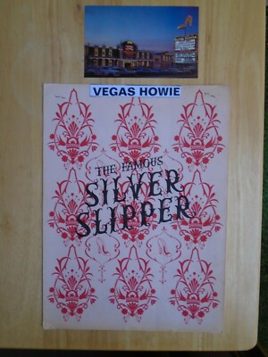 LAS VEGAS UTOPIA Silver Slipper Menu Photo Postcard Last Frontier ...