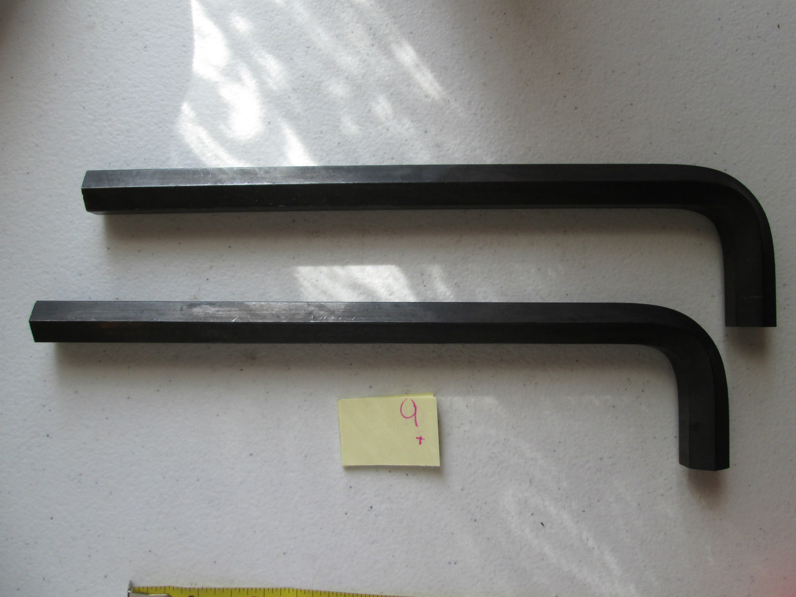 LOT OF 2 NEW 5/8" HEX DRIVE LONG ARM STANDARD KEY 10 3/8" ALLEN WRENCH ...