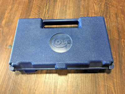 Colt OEM Factory Hard Blue Plastic Case Fits Colt 1911 | eBay