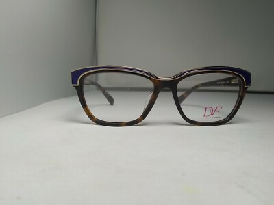 Diane von Furstenberg DVF 5082 240 TORTOISE/GOLD/BLUE 54-15-135 FLEX ...