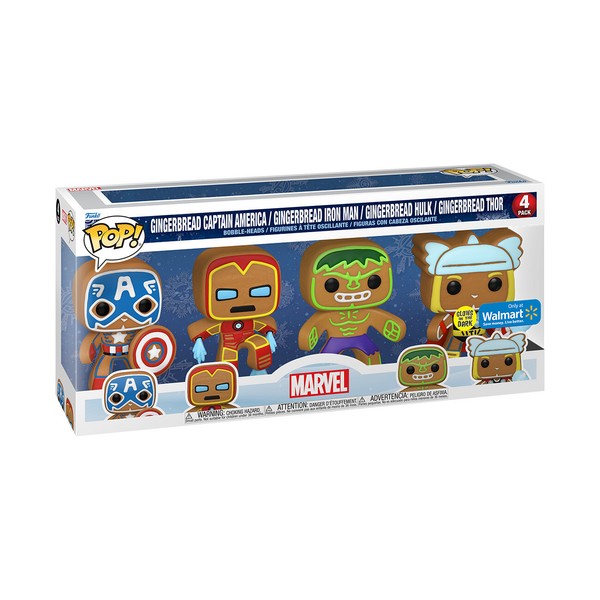 Funko Pop! Vinyl: Marvel - Gingerbread Captain America / Gingerbread ...