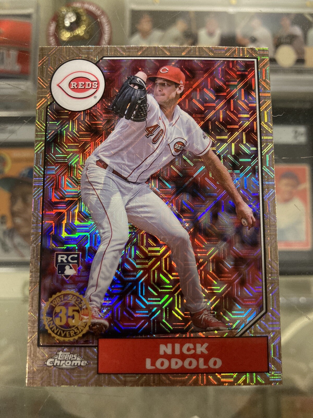 NICK LODOLO RC Mojo Refractor 1987 Design 2022 Topps Update T87C-22 ...