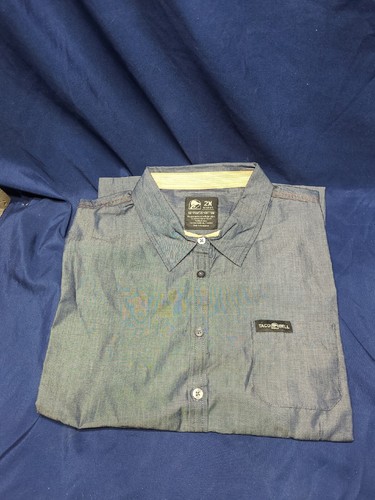 Taco Bell Womens Button Up Shirt Short Sleeve Work Uniform Size 2XL ...