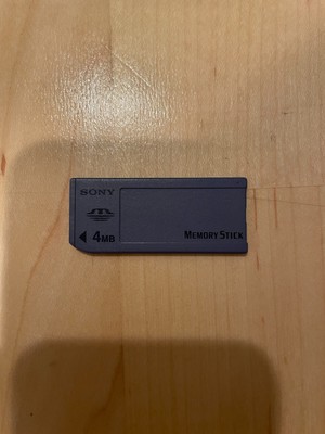 Sony Genuine Memory Stick 4MB MEGABYTE MSA-4A Camera Memory Card MADE ...