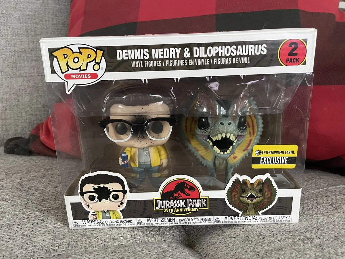 Funko POP! Pack Jurassic Park Dennis Nedry Dilophosaurus, 59% OFF