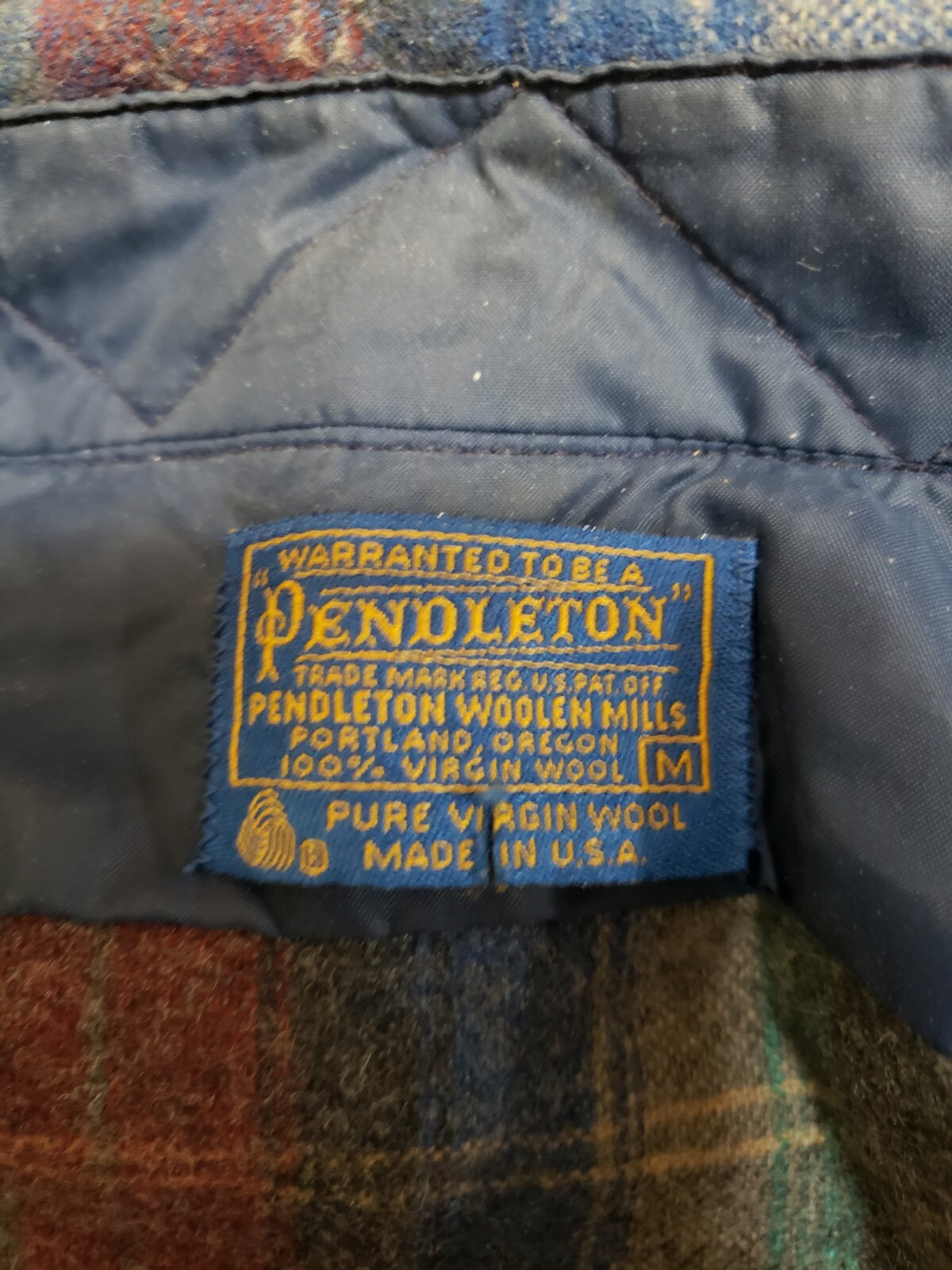 Vintage 1960's Pendleton Traditional Large Mens Wool… - Gem