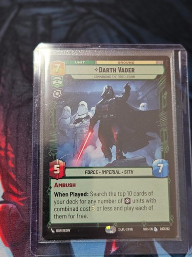 (Star Wars Unlimited) Darth Vader - Commanding The First Legion | eBay