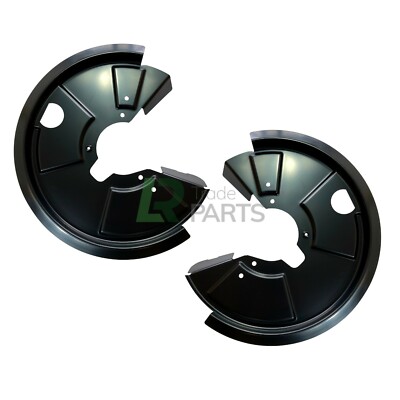 LAND ROVER DEFENDER & DISCOVERY 1 NEW REAR BRAKE DISC BACK PLATES MUD ...