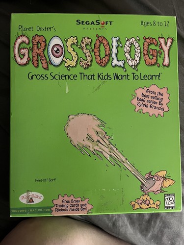 Planet Dexter's Grossology CD-ROM Game Segasoft Windows Mac 1997 New ...