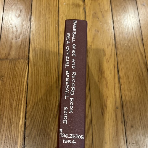 1954 The Sporting News Official Baseball Guide Book Hardback | eBay