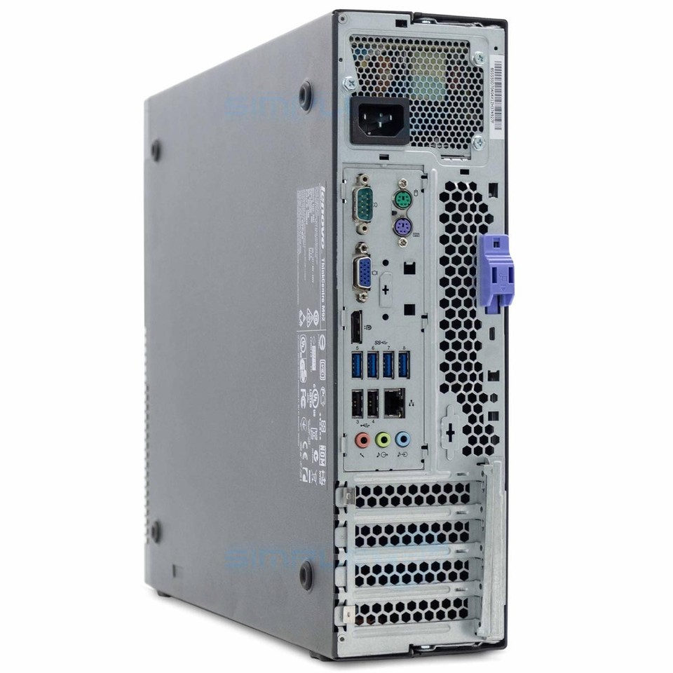 LENOVO M92 I7 WINDOWS 10 PRO 8GB 240GB PC FISSE DESKTOP RS232 SÉRIE COM ...