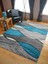 Modern Grey Rug Stair Hallway Runner Large Small Living Room Wave Mat ...