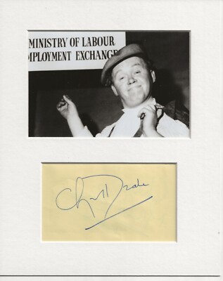 Charlie Drake comedy signed genuine authentic autograph signature UACC ...
