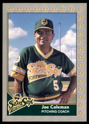 1990 Pacific Senior League Joe Coleman Baseball Cards #109 | eBay