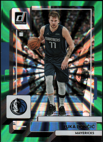2022-23 Donruss Holo Green Laser #143 Luka Doncic | eBay