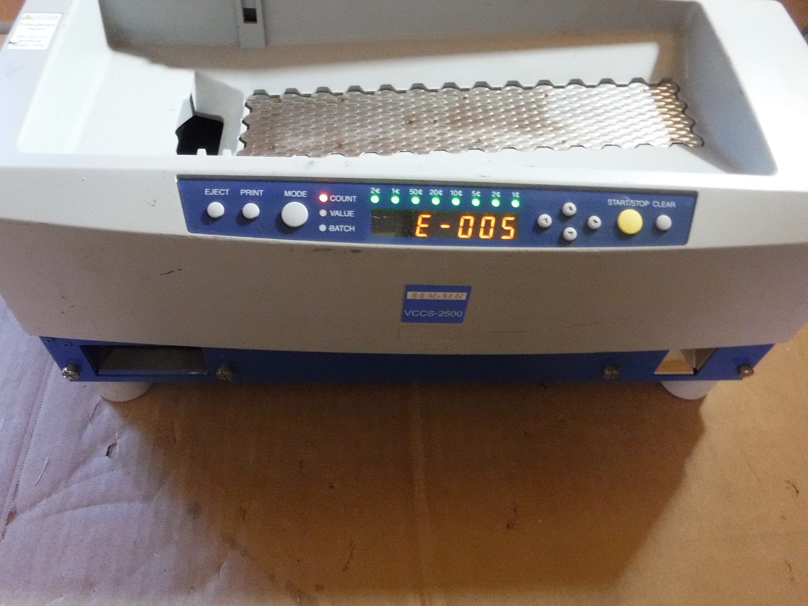 MAGNER MODEL VCCS-2500 EUR COIN COUNTER MACHINE EURO | eBay