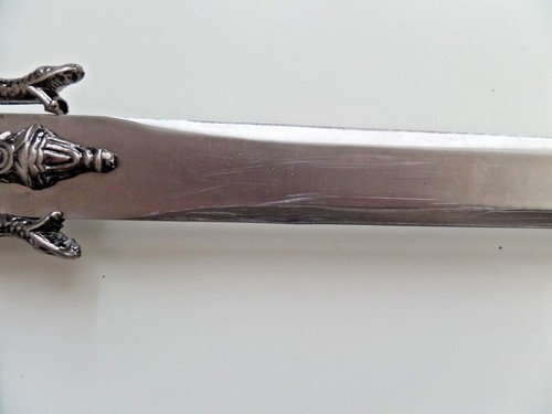 Vintage Demon Snake Head Handle Pakistan Double edge 40 inch Sword | eBay