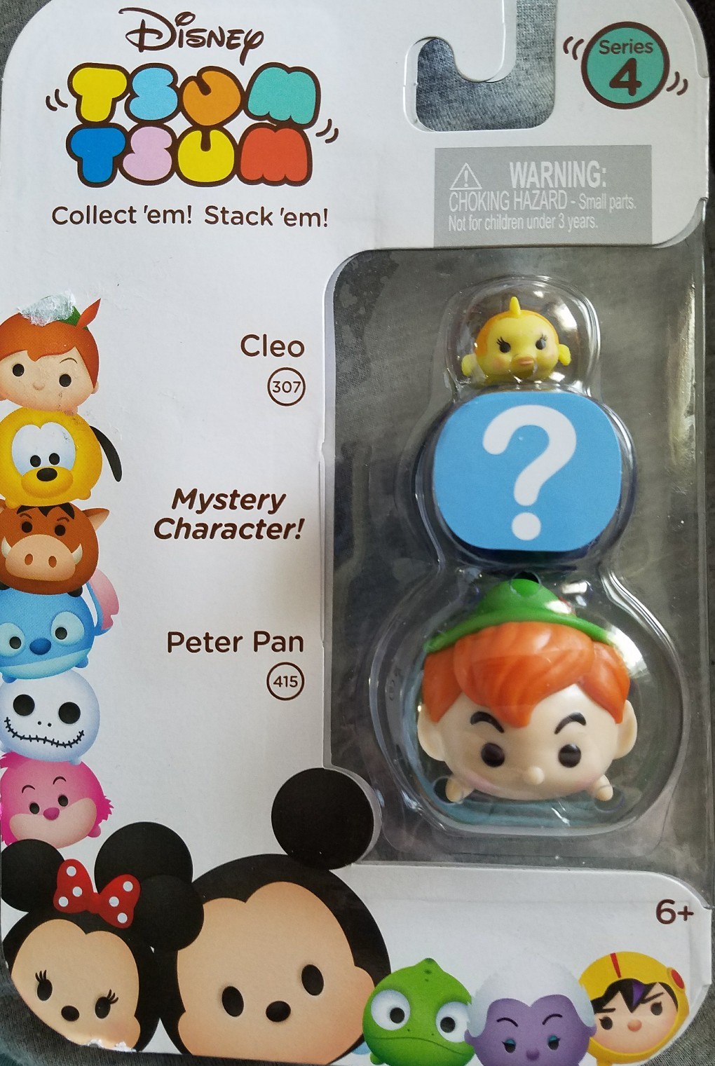 Disney Tsum Tsum Series 4 CLEO MYSTERY CHARACTER PETER PAN Toys ...