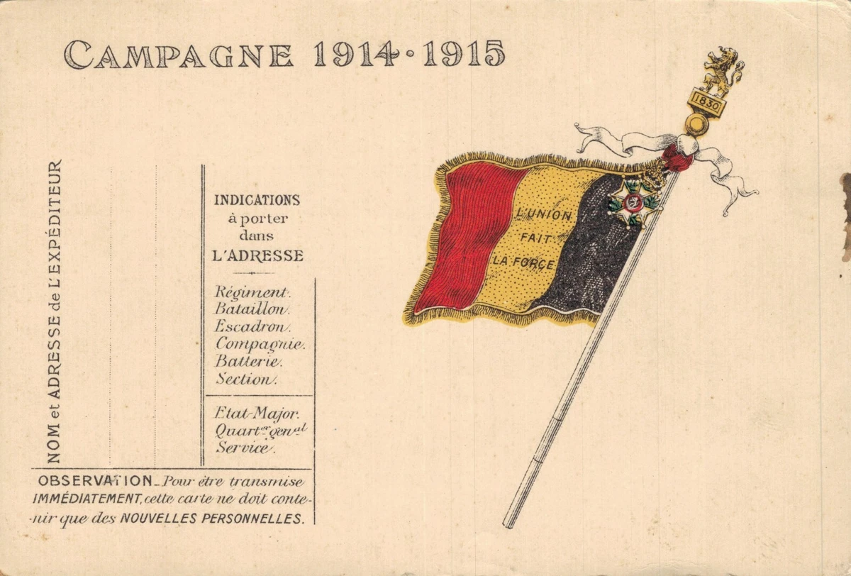 Belgian Flag Wwi