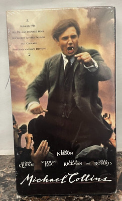 Michael Collins (VHS, 1997, Biography, Rated R) Liam Neeson Drama ...