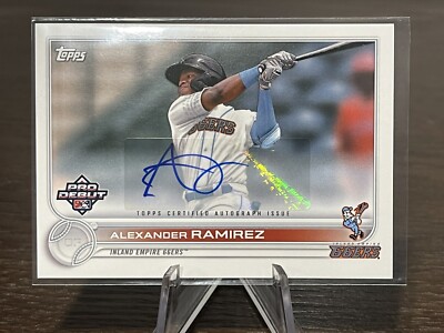 2022 Topps Pro Debut Alexander Ramirez AUTO - LA Angels #PD-106 | eBay
