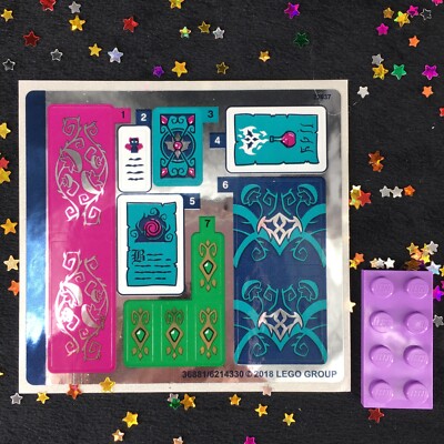 NEW LEGO Sticker Sheet Elves Noctura's Tower & the Earth Fox Rescue ...