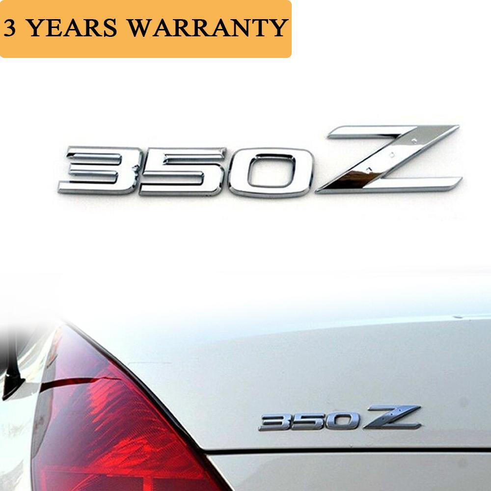 Chrome 350Z Rear Trunk Lid Emblem Badge Nameplate Sticker for 350Z ...
