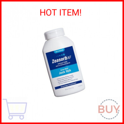 Zeasorb AF Jock Itch Powder, Super Absorbent, Scaling, & Burning Relief ...