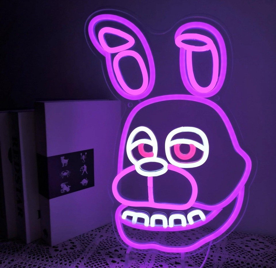 Five Nights at Freddy's/fnaf freddy neon signs for wall decor, LED Neon ...