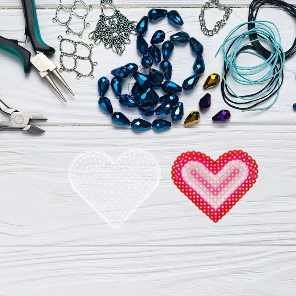 8 Pcs Fuse Beads Boards Set Refill Peg for Melting Ironing Plate | eBay ...