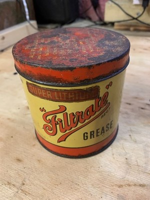 FILTRATE SUPER LITHIUM 1lb GREASE TIN EDWARD JOY & SONS LEEDS | eBay UK