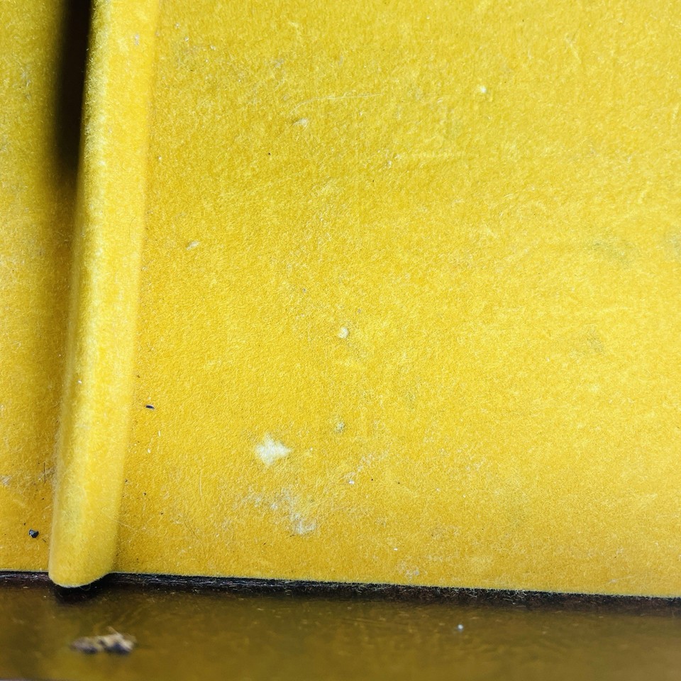 VTG MELE 4-Tier Jewelry Box MCM Mid-Century Faux Leather Satin Gold ...