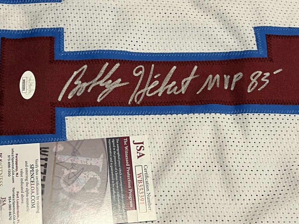 BOBBY HEBERT 83 MVP Signed Autograph USFL Michigan Panthers Custom ...