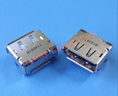 2x Displayport DP Socket Port 20P Female Connector Replacement Part For ...