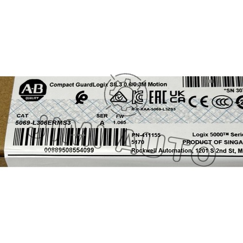 5069-L306ERMS3 AB Compact GuardLogix SIL3 0.6/0.3M Motion BrandNew!Spot ...
