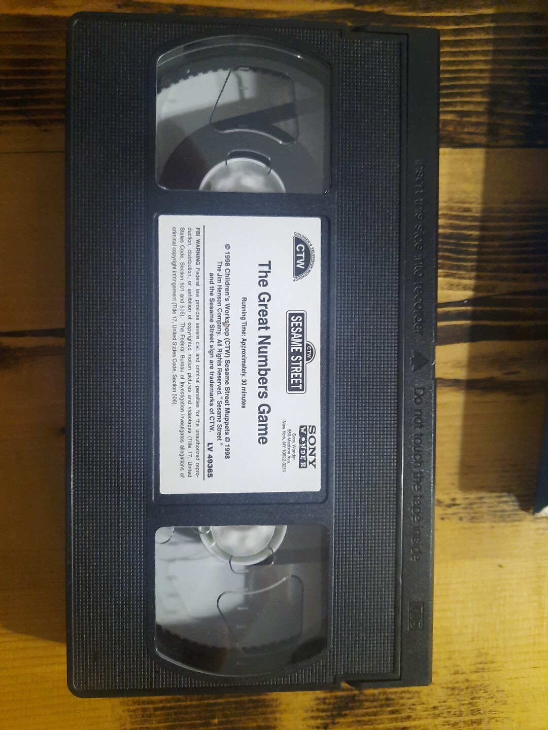 Sesame Street - The Great Numbers Game (VHS, 1998) 74644936537| eBay