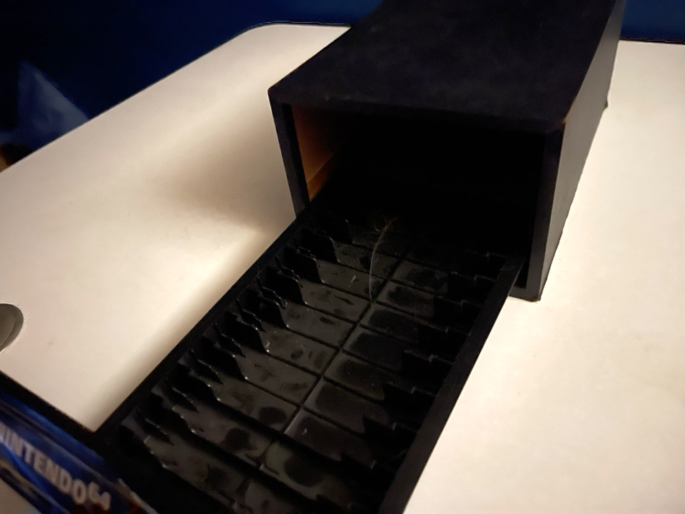 N64 Nintendo N64 Game Storage Case 12 Cartridge Cart Holder Drawer | eBay