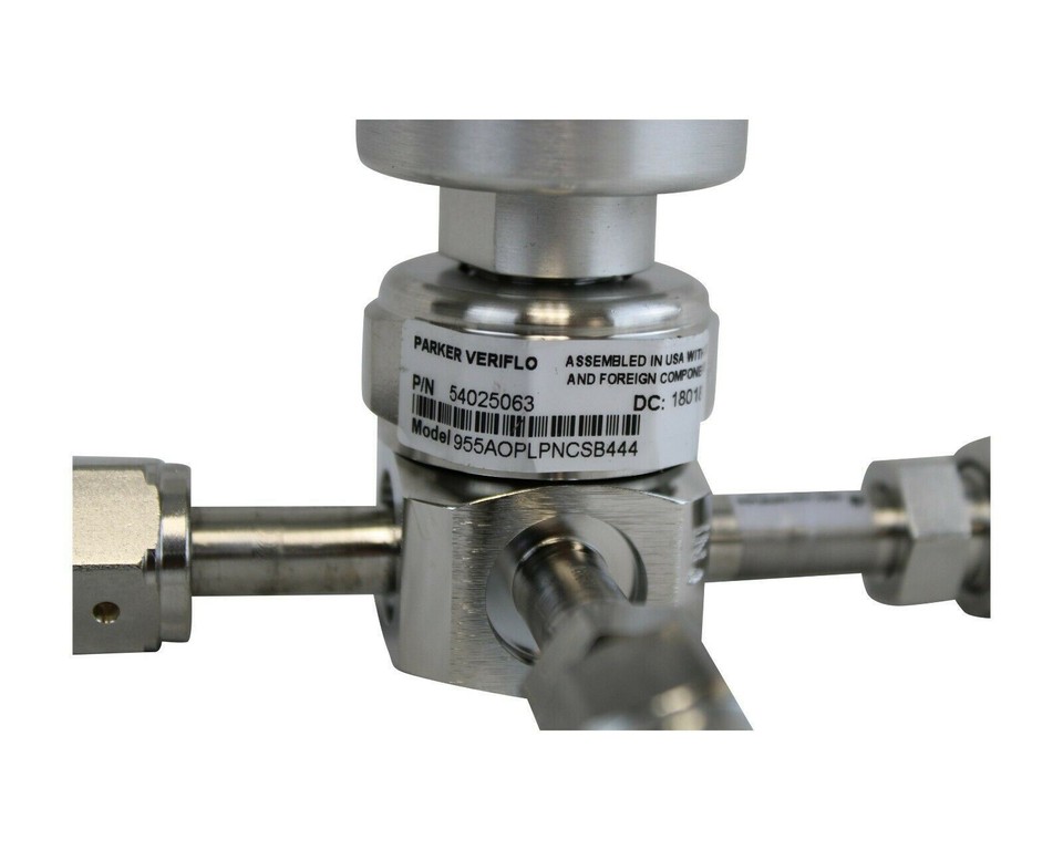 PARKER VERIFLOW PNEUMATIC DIAPHRAGM VALVE 955AOPLPNCSB444 | eBay