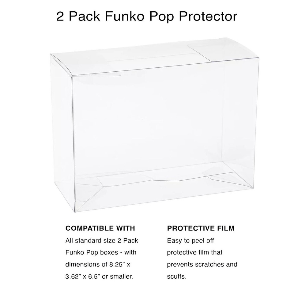 2-Pack Pop Protector Case For Funko 2 Pack Boxes for Vinyl Figures ...