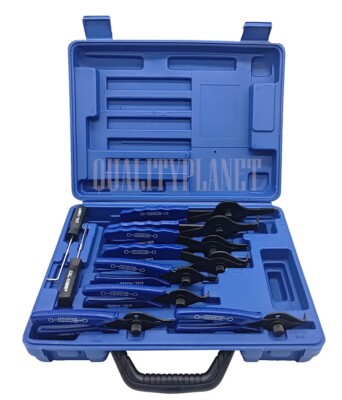11 Pc Snap Ring Pliers Set Mechanics Circlips Auto Tool Internal ...